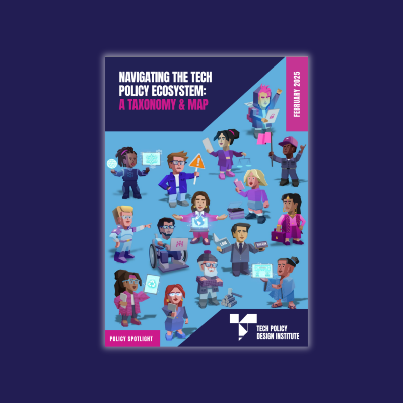 Tech Policy Design Institute — An independent think tank dedicated to ...